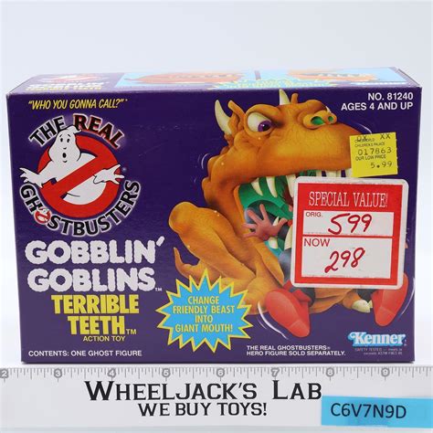 Terrible Teeth Gobblin Gobblins The Real Ghostbusters 1986 Kenner New