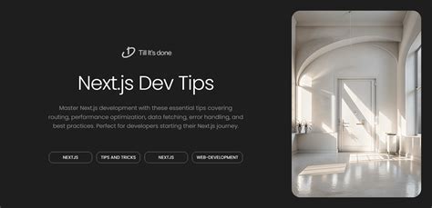 Top Next Js Development Tips For Beginners