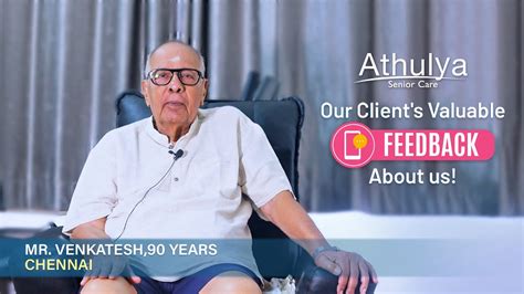 Mr Venkatesh Motivating Testimonial About His Rehab Experience At Athulya Assisted Living Youtube