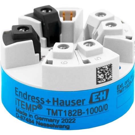 Transmisor De Temperatura ITEMP TMT182B Endress Hauser