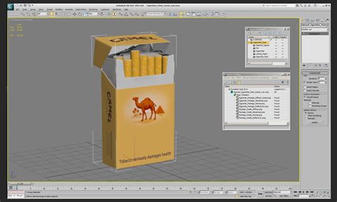 Cigarettes Pack 3d Model 29 C4d Max Ma Obj Unknown Free3d