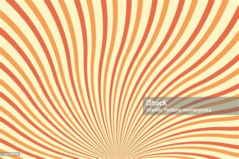 중앙에 광선이나 줄무늬가 있는 복고풍 배경 햇살 또는 태양 폭발 복고풍 배경 Starburst 추상적인 배경입니다 벡터 그림 0