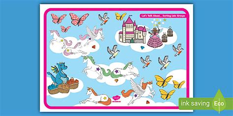 👉 talk about sorting into groups maths poster twinkl