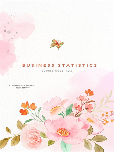 Aiou Business Statistics 1430 Past Papers Pdf