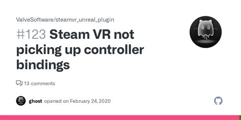 steam vr not picking up controller bindings · issue 123