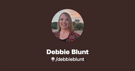 Debbie Blunt Instagram Facebook Linktree