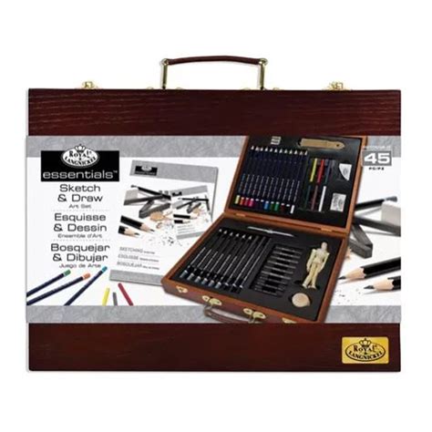Maleta Luxo de Desenho Profissional 45 Peças Shopee Brasil