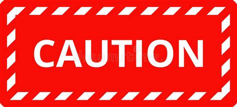 Attention Danger Warning Caution Vector Signs Various White And Red Warning Signs With Diagonal