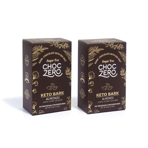 ChocZero S Keto Bark Dark Chocolate Almonds With Sea Salt Keto Stocking Stuffers POPSUGAR