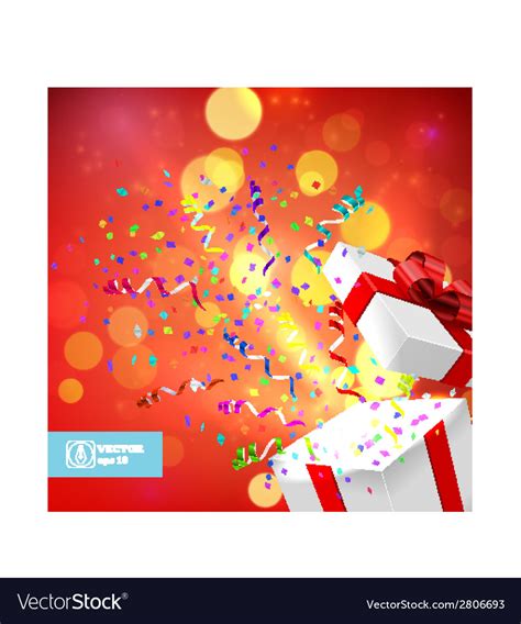 Open Gift Box Vector By Yuichiro Image 624301 VectorStock