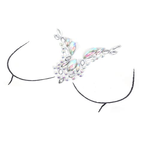 17514cm Crystal Bra Stickers Women Bra Breast Pasties Adhesive