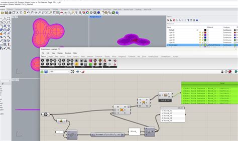 Bake Objects To Layers With New Native Gh Components Grasshopper