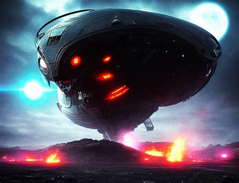 Ufo 비행기 촬영 및 토지 폭격 배경 유포 외계인 우주선 배경 일러스트 및 사진 무료 다운로드 Pngtree