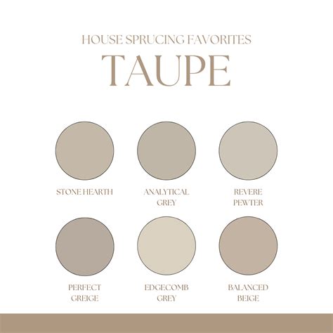 Favorite Taupe Paint Colors At House Sprucing — House Sprucing In 2025 Taupe Paint Taupe