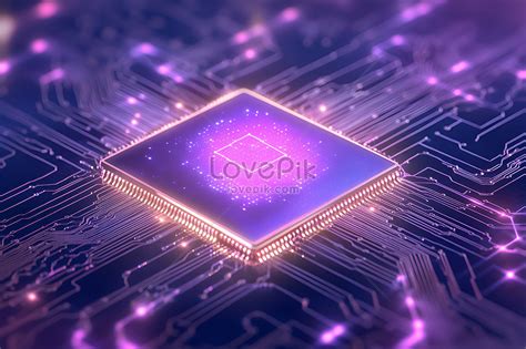 디스플레이에 기술 회로 기판 일러스트 무료 다운로드 Lovepik