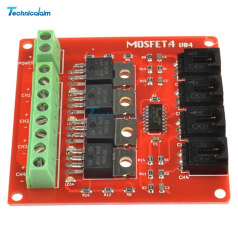 MOSFET Switch Module Four Channel Route MOSFET India Ubuy