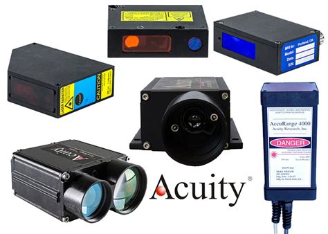Acuity Laser Distance Sensors Review For Non Contact Distance Measuring Spanning From Crane