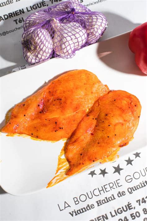 Escalopes de poulet marinées au Paprika Halal Chez Vous
