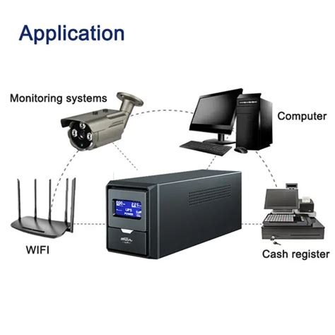 Single Phase 3000va Line Interactive Ups With Lcd Display For Laptop Applications Network