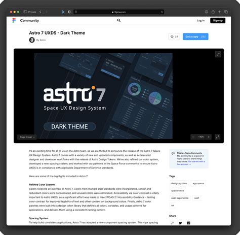Astro Ux Design System Us Space Force Rocket Communications