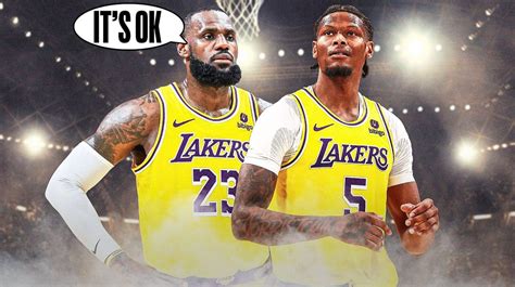Lakers Star Lebron James Supportive Words To Cam Reddish After Missed