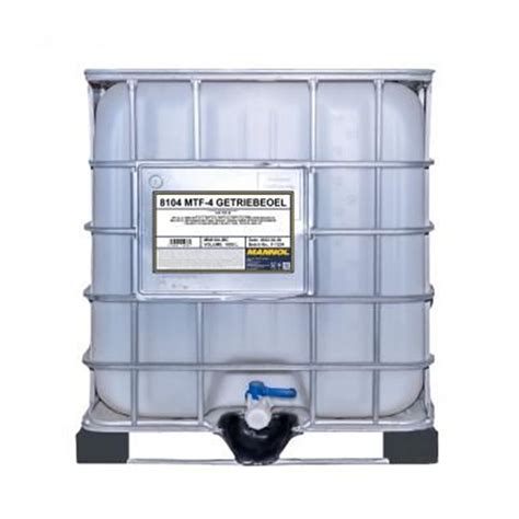 1000L IBC CONTAINER MANNOL 8103 75W-80 EXTRA GETRIEBEÖL DIFFERENTIALÖL ...