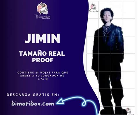 Jimin Bts Proof TamaÑo Real Listo Para Imprimir