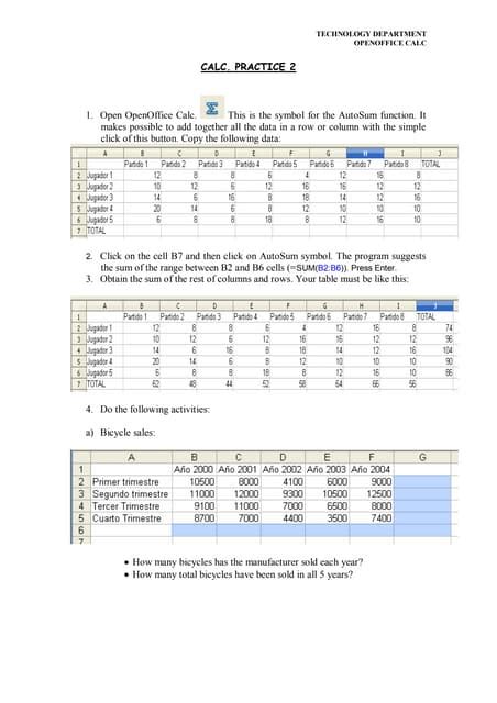 Calc Practice 2 1º Eso Pdf