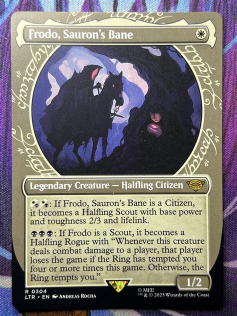Frodo Saurons Bane Ltr Showcase Bootleg Mage