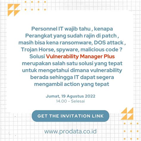 Prodata Sistem Teknologi Manageengine Indonesia