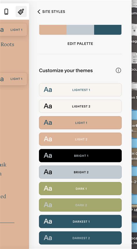 How To Define The Default Color Theme Color In 71 Site Design