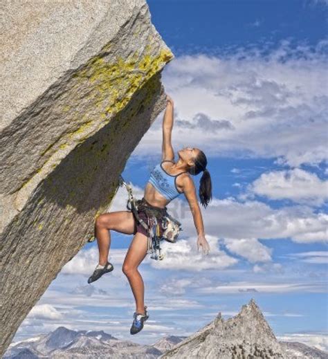 Female Rock Climber Body