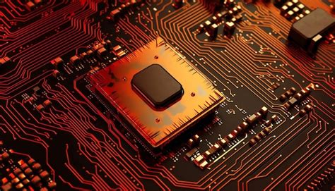 Premium AI Image Electronic Circuit Processor Chip