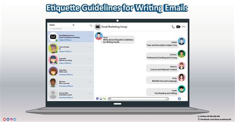 Etiquette Guidelines For Writing Emails