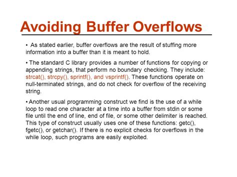 Smashing the Stack Overview The Stack Region Buffer Overflow - ppt download