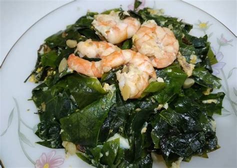 สูตร ใบเหลียงผัดกุ้ง โดย Nucharat Tuntiwigit Cookpad