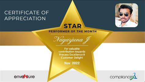 Nagarjuna J On Linkedin Dear Connections I Have Been Rewarded A Star