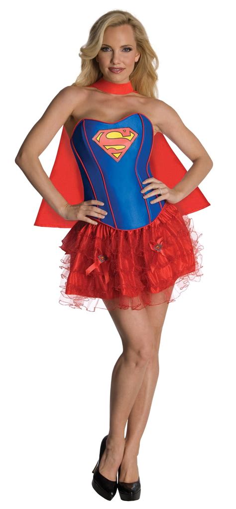 Adult Supergirl Corset Costume Dc Comics