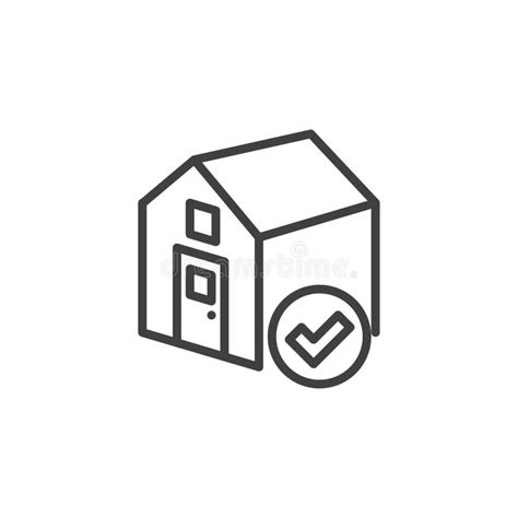 Approval Line Icons Collection Acceptance Endorsement Validation Authorization Permission