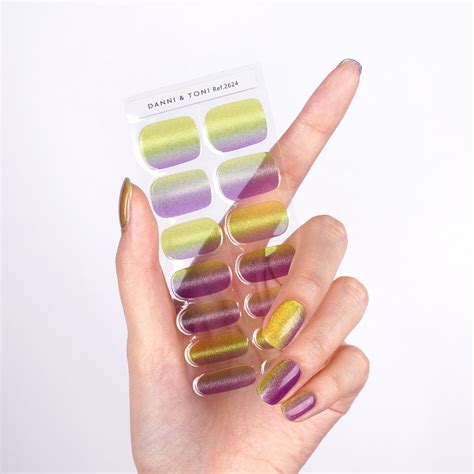 Danni And Toni Premium Semi Cured Gel Nail Strips Nail Sticker Wraps