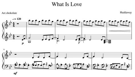 What Is Love Sheet Music Audiolover