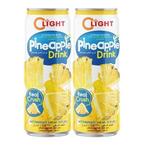 Напиток сокосодержащий из ананаса C Light 240 мл х 2 шт купить с доставкой по выгодным ценам