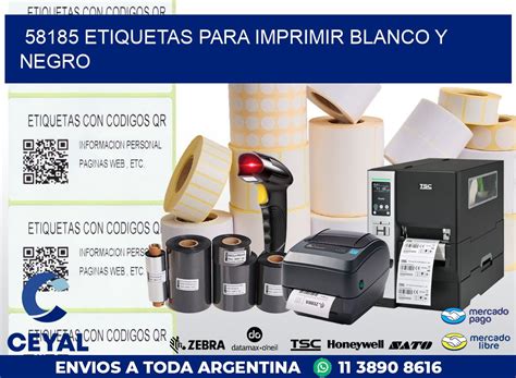 Etiquetas Para Imprimir Blanco Y Negro Imprimir Zebra Con Placa De Red Ethernet