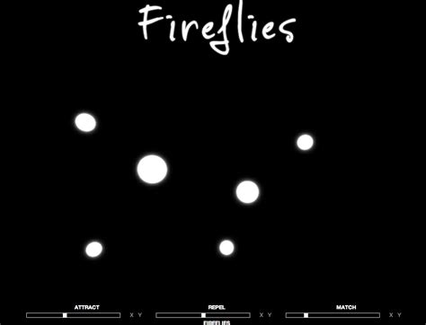 more webgl fun use shaders in a browser play a game with fireflies