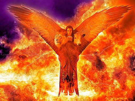 Vision Of The Cherubim Their Legs Were Straight And The Soles Of
