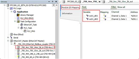 project conversion on the example of ethercat
