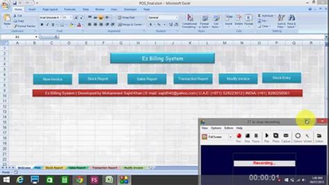 Worlds Most Powerful And Portable Ez Billing System In Excel Youtube
