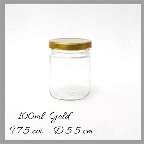 Jual 10 PCS 100ml GROSIR L Botol Kaca Silinder Bulat 100ml BOTOL L Botol Jar Beling 100 Ml DAN