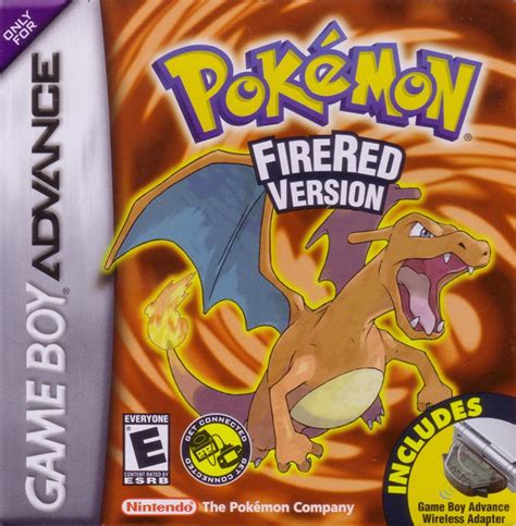 Pokémon FireRed Version cover or packaging material MobyGames