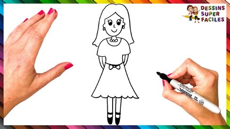 Comment Dessiner Une Femme Étape Par Étape 👩 Dessin Facile De Femme